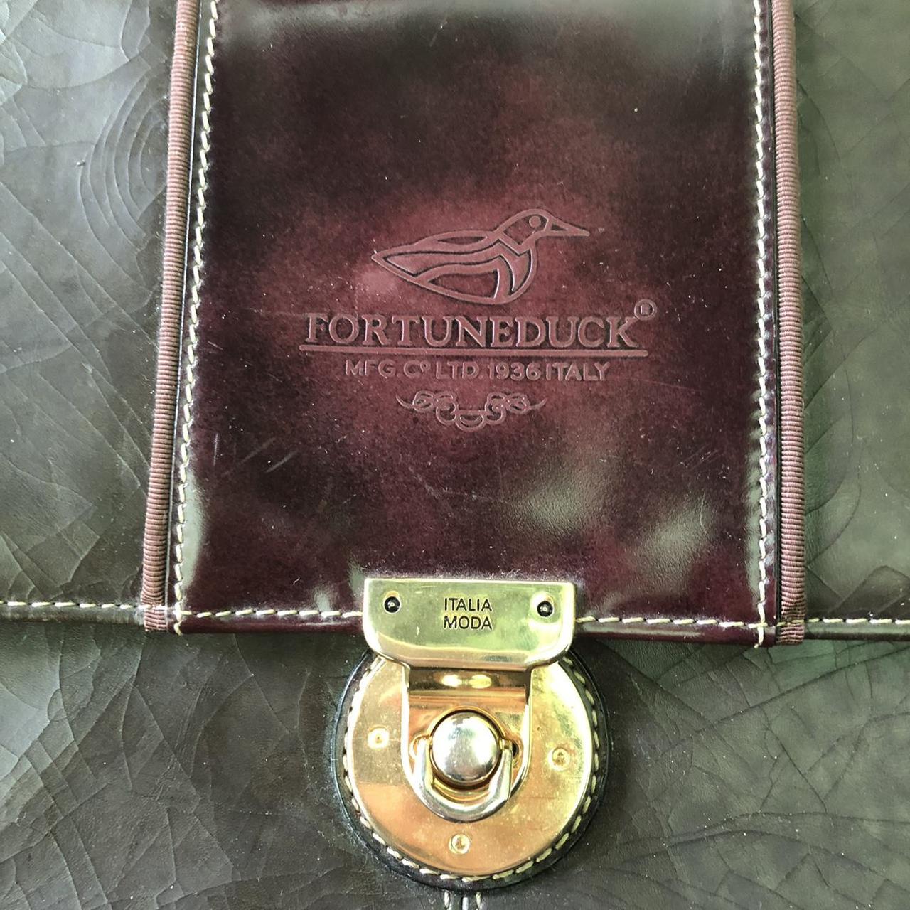 Vintage 1936 Fortune Duck Italian Leather... - Depop