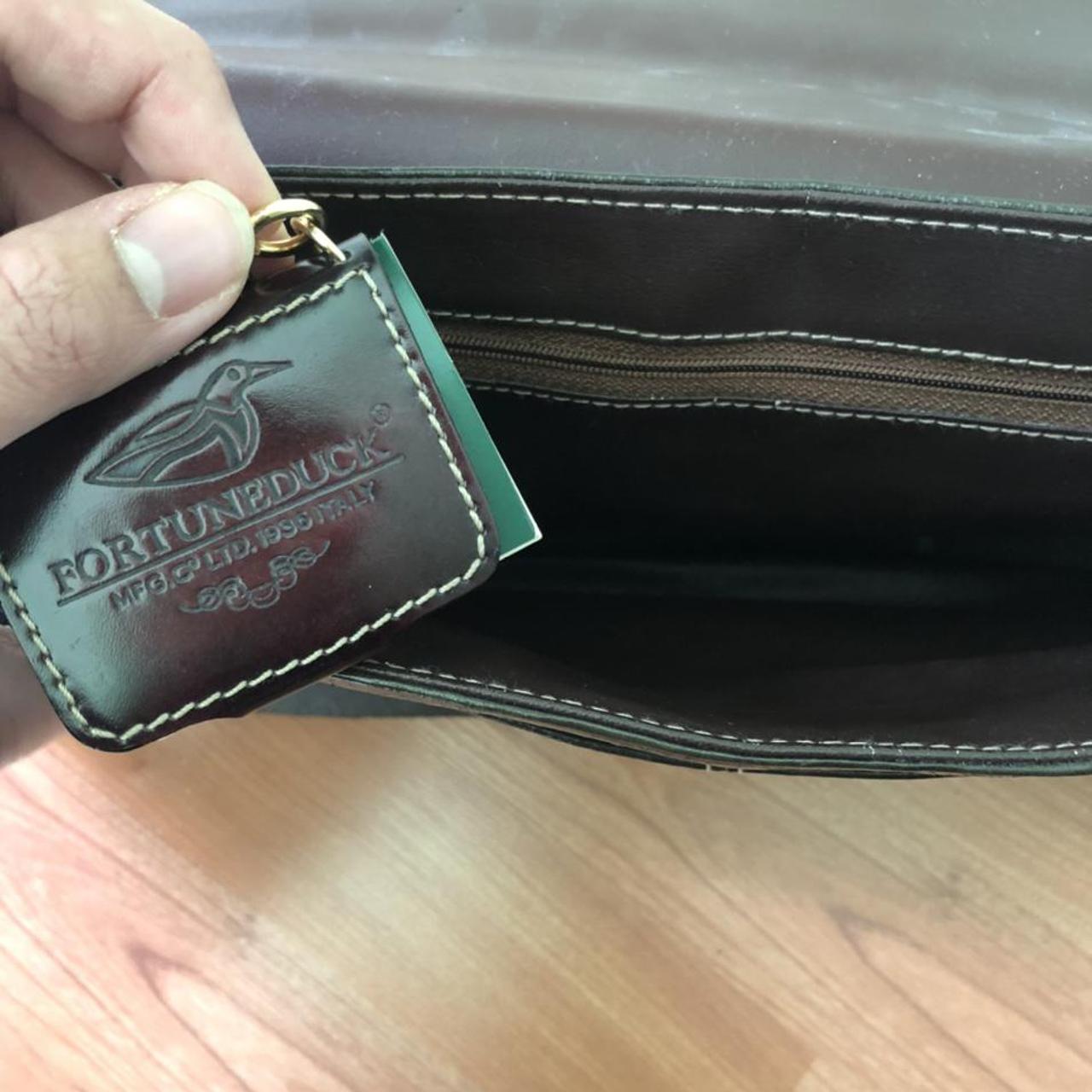 Vintage 1936 Fortune Duck Italian Leather... - Depop