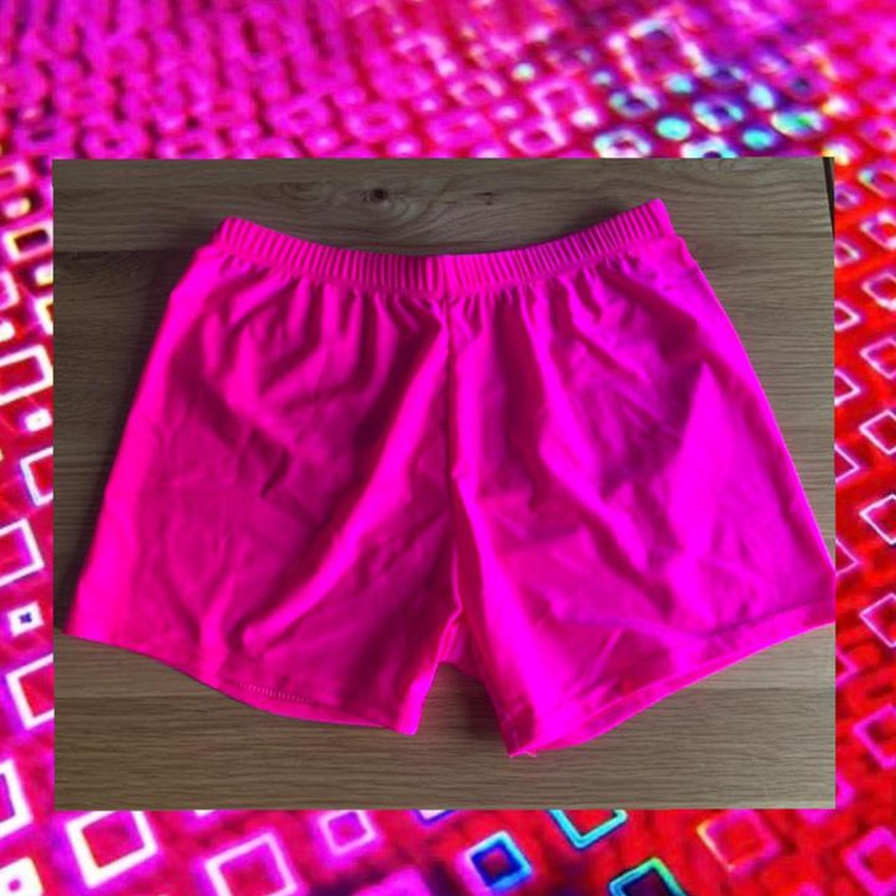 🔥 Hot pink Lycra shorts 🔥 Size M... - Depop
