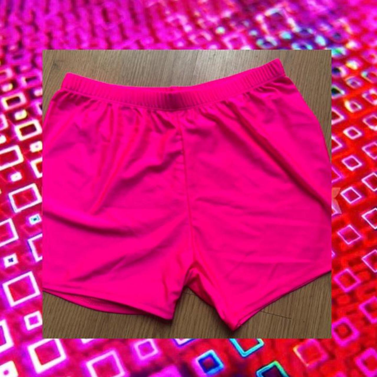 🔥 Hot pink Lycra shorts 🔥 Size M... - Depop