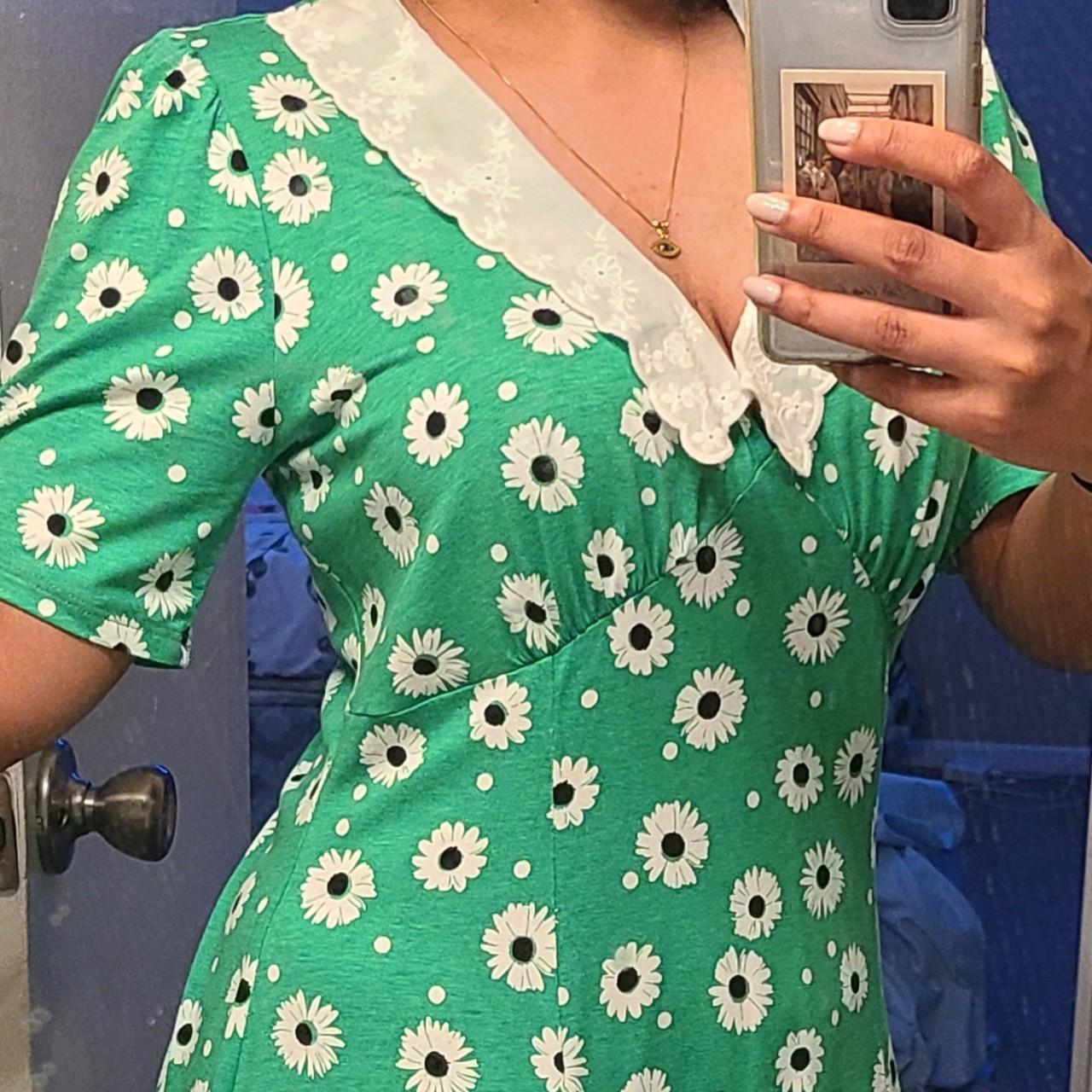Asos Design Mini Tea Dress With Collar Detail In Depop