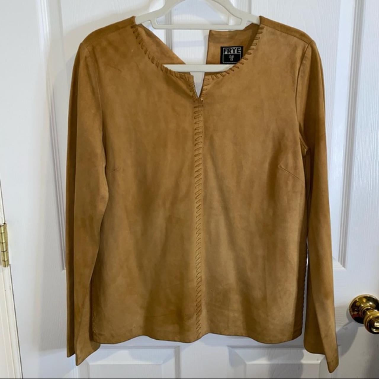 Gorgeous suede top. Has some flaws as shown photos.... - Depop