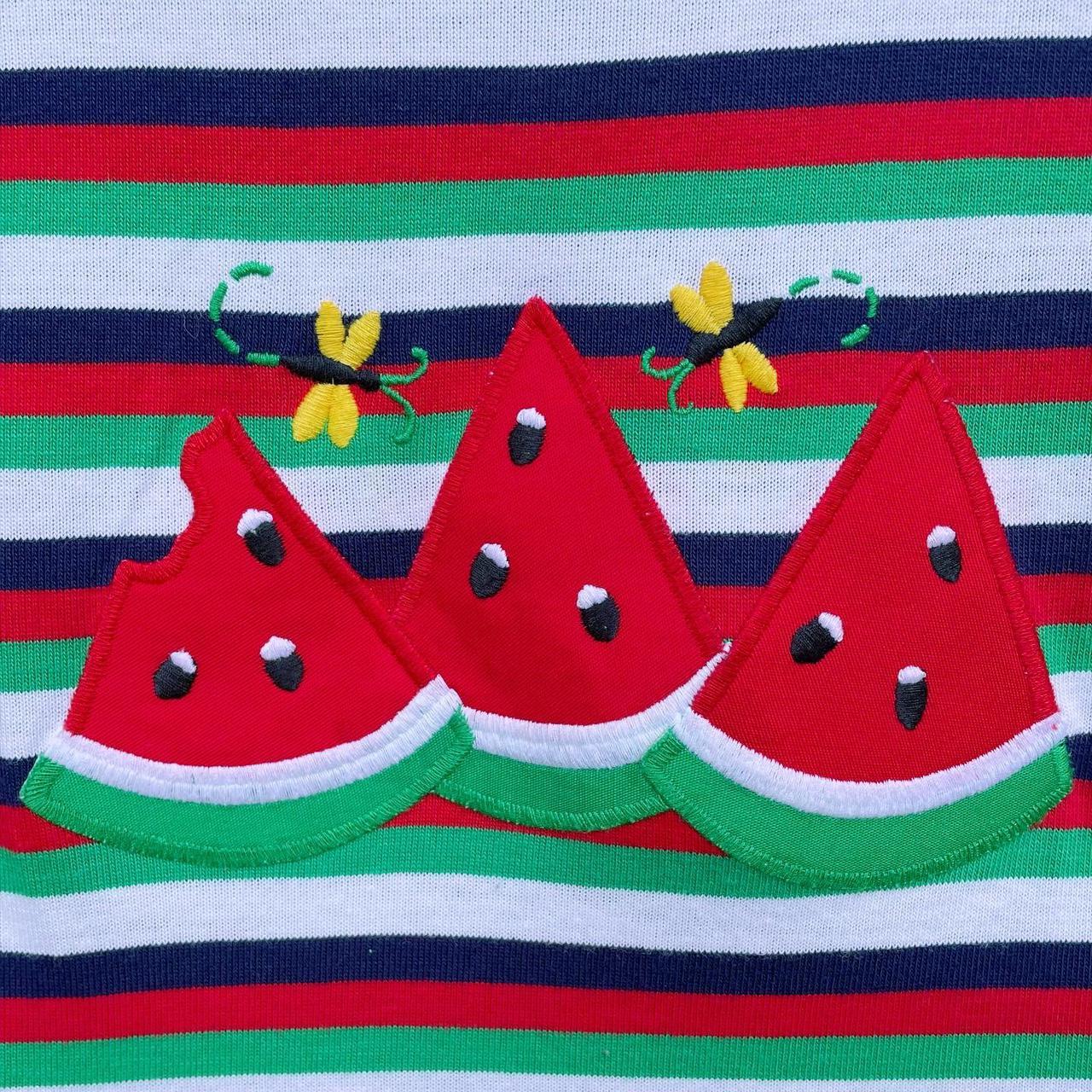 💚🍉💚 juicy watermelon 💦 90s kids summer dress 🌈 could... - Depop