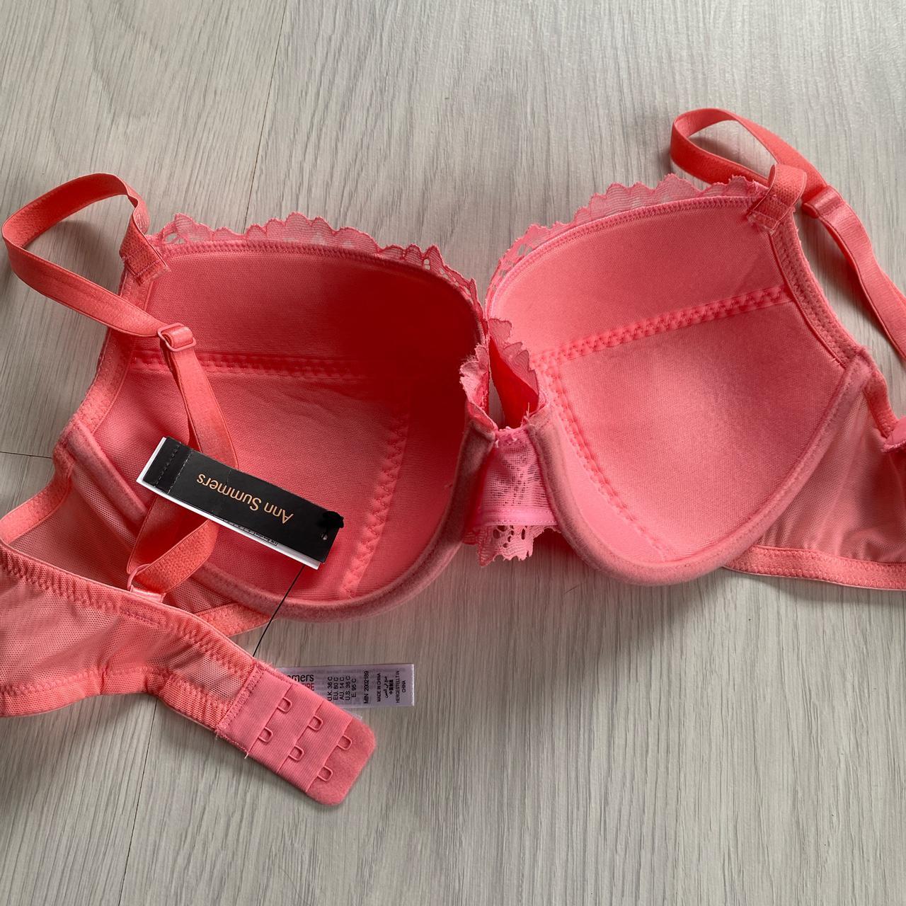Ann suMmers timeless affair plunge bra in peach pink... - Depop