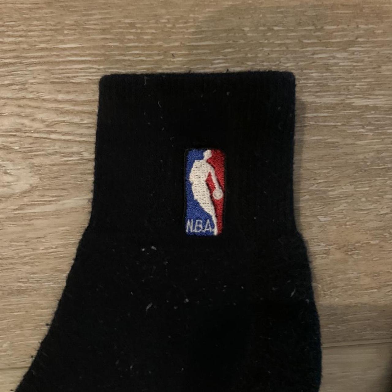 NBA Player Issued Game Socks. Black. All logos... - Depop