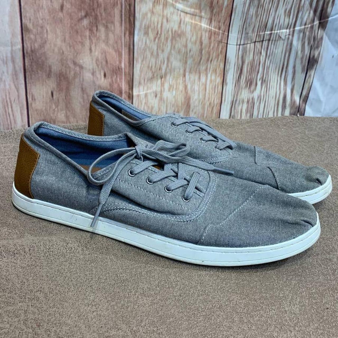Toms Mens US 11 With or Without Laces Casual Canvas... - Depop