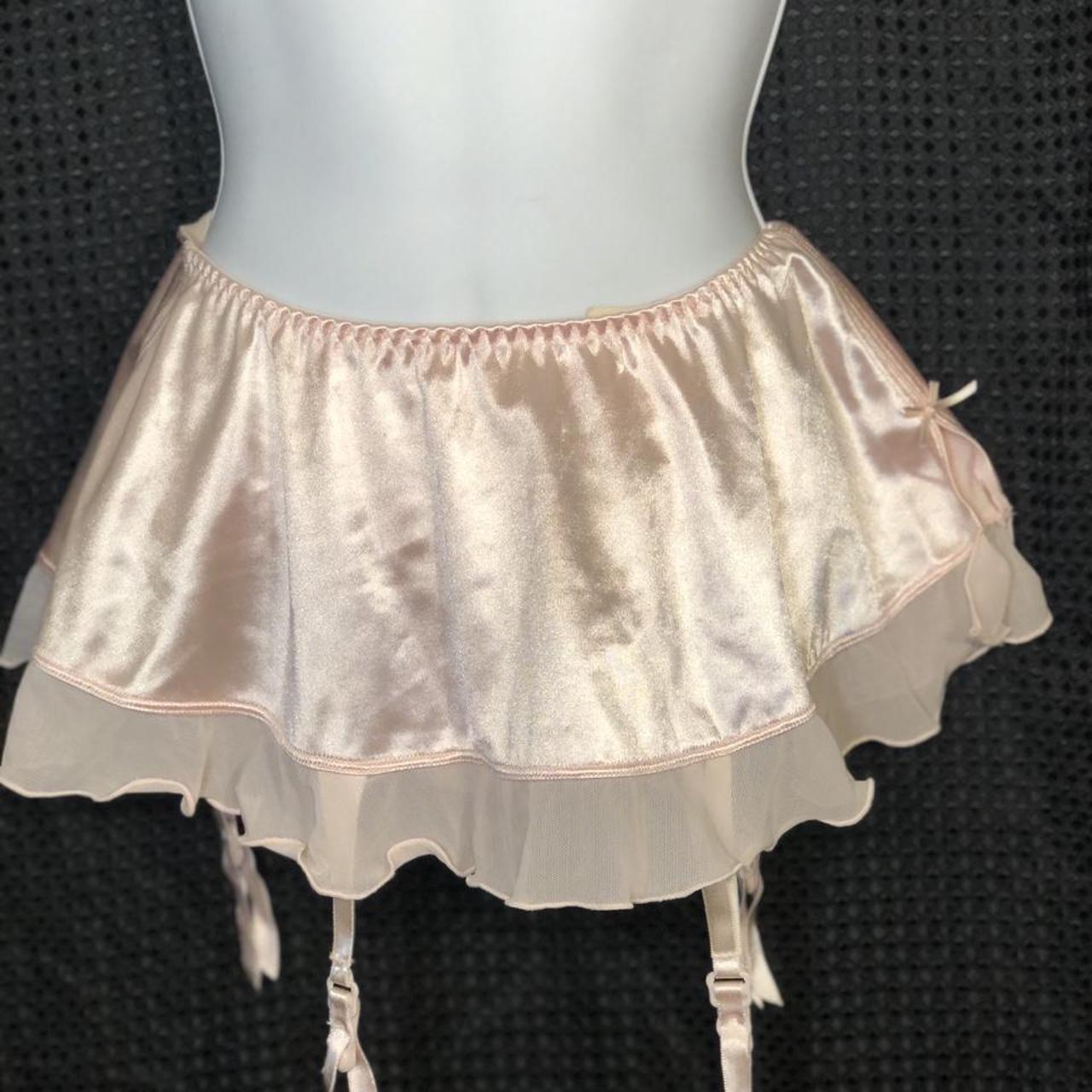 This is a silk light pink💗💗stocking holder size... - Depop