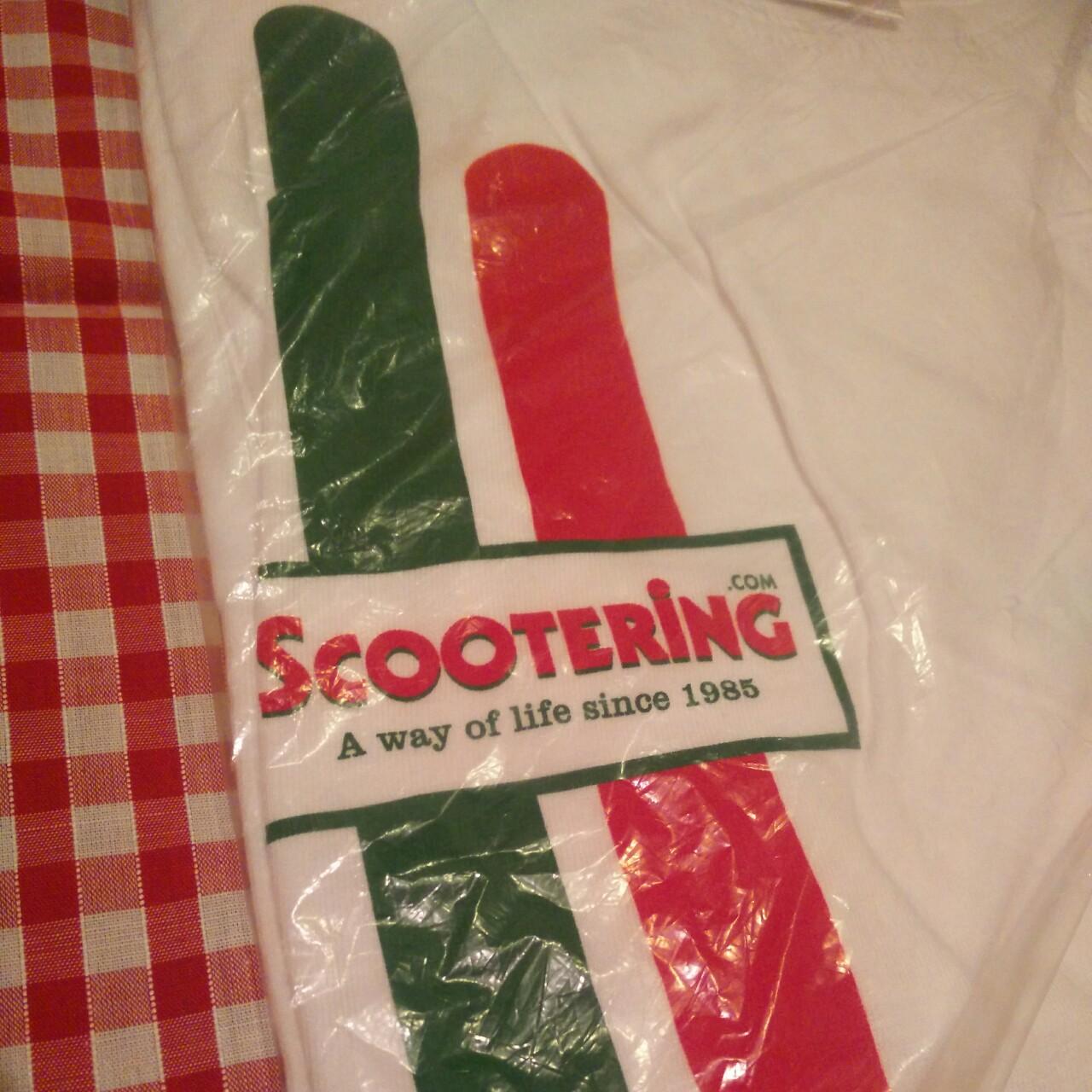 Scootering magazine printed t shirt in white. Size... - Depop