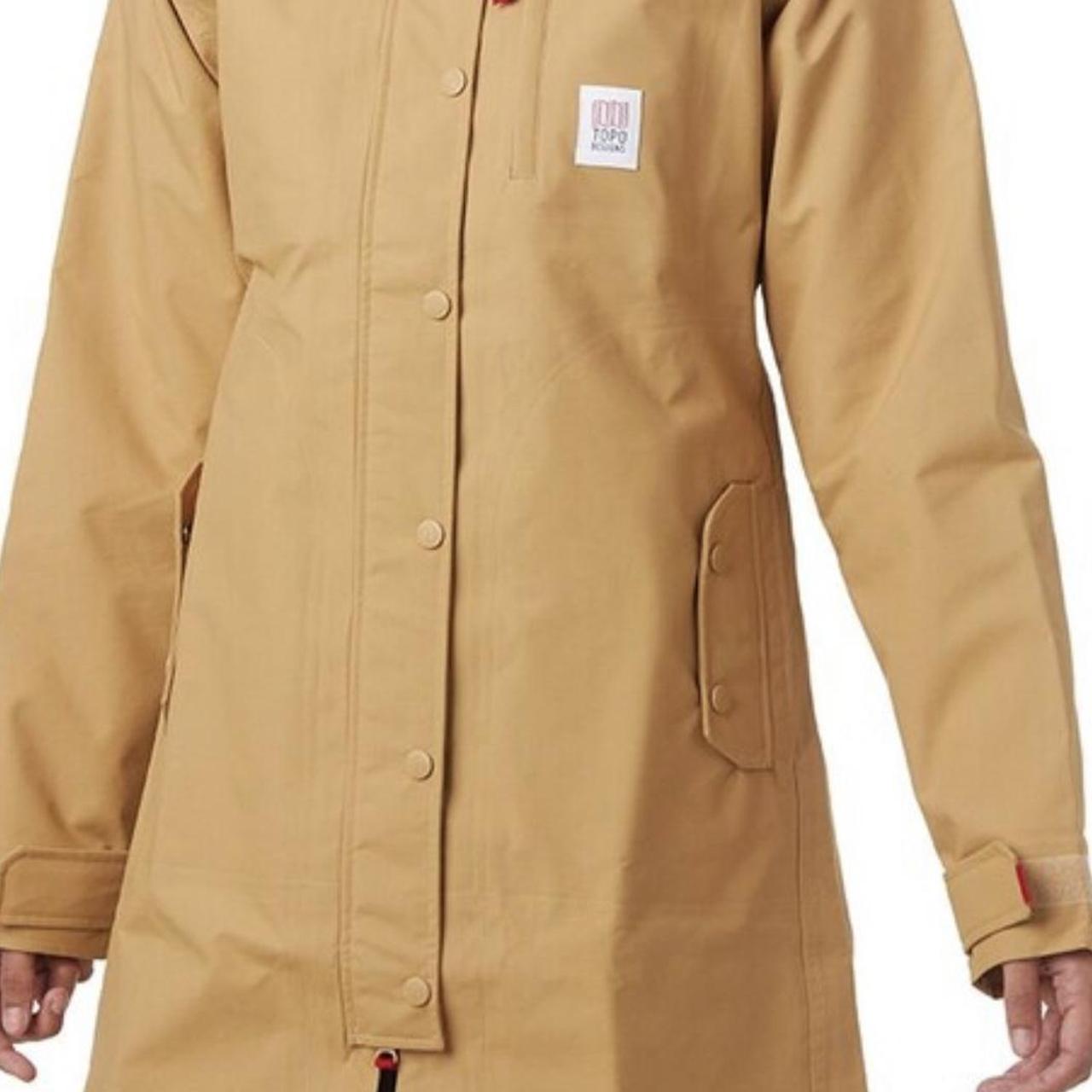 Topo Designs Tech Rain Trench - Khaki Color. Like... - Depop