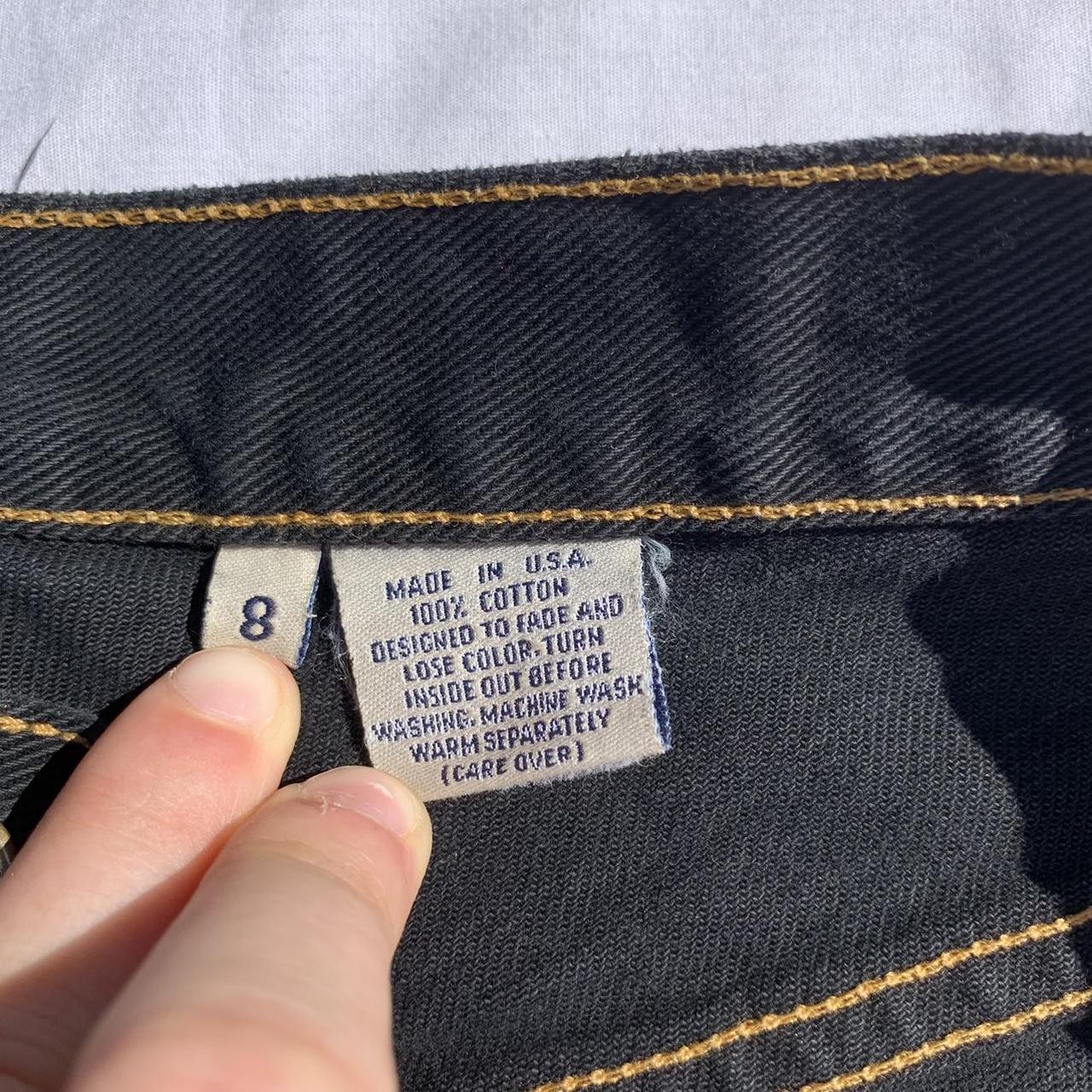 Calvin Klein Vintage Black Jeans With Gold Depop