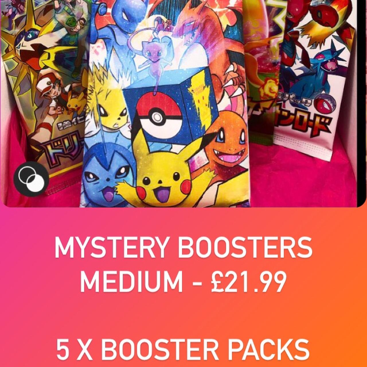 Medium Pokémon mystery pack box - all cards are... - Depop