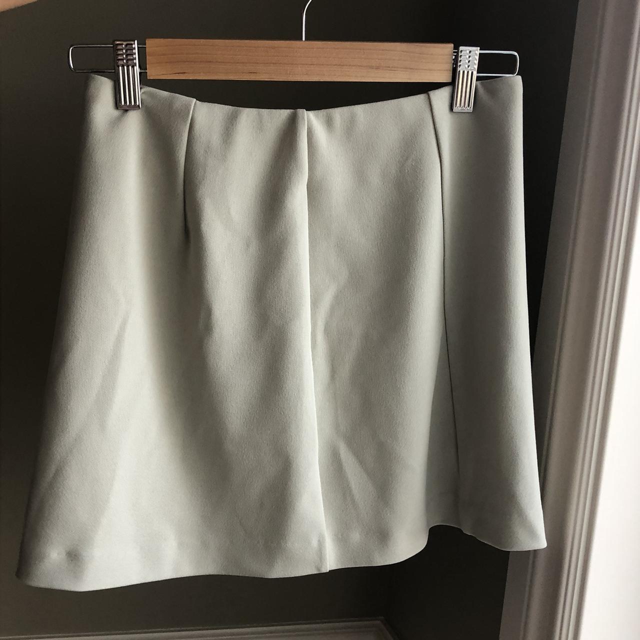 mini skirt 🍵🤍 - waist: 25-27” - pastel green... - Depop