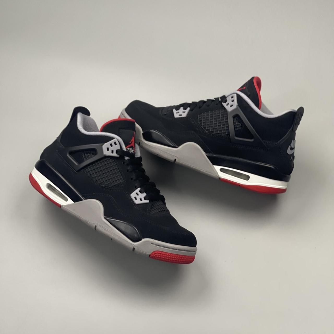 Jordan 4 Bred 2019 UK 6(40) Lightly Worn - Depop