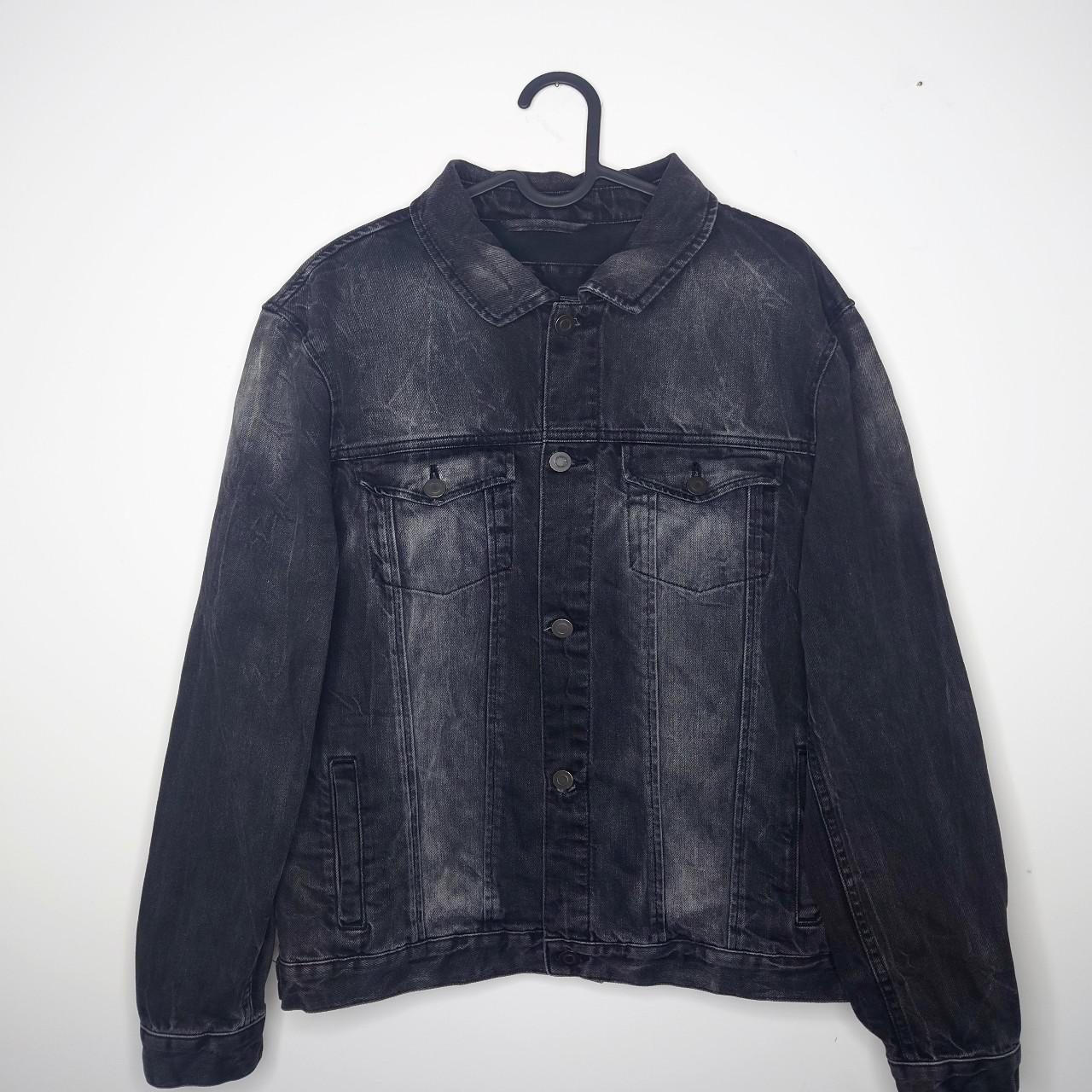 BIGGIE + TUPAC hand stitched denim jacket.... - Depop