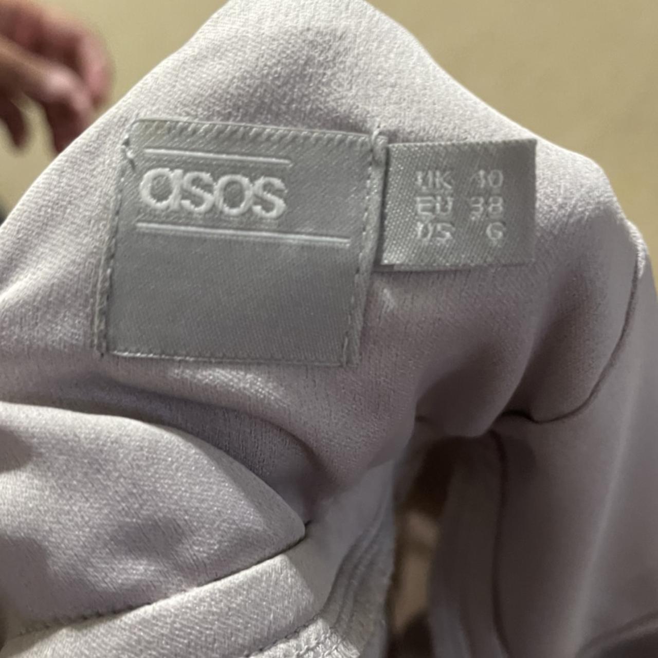 ASOS Women's Purple and Grey Dress | Depop