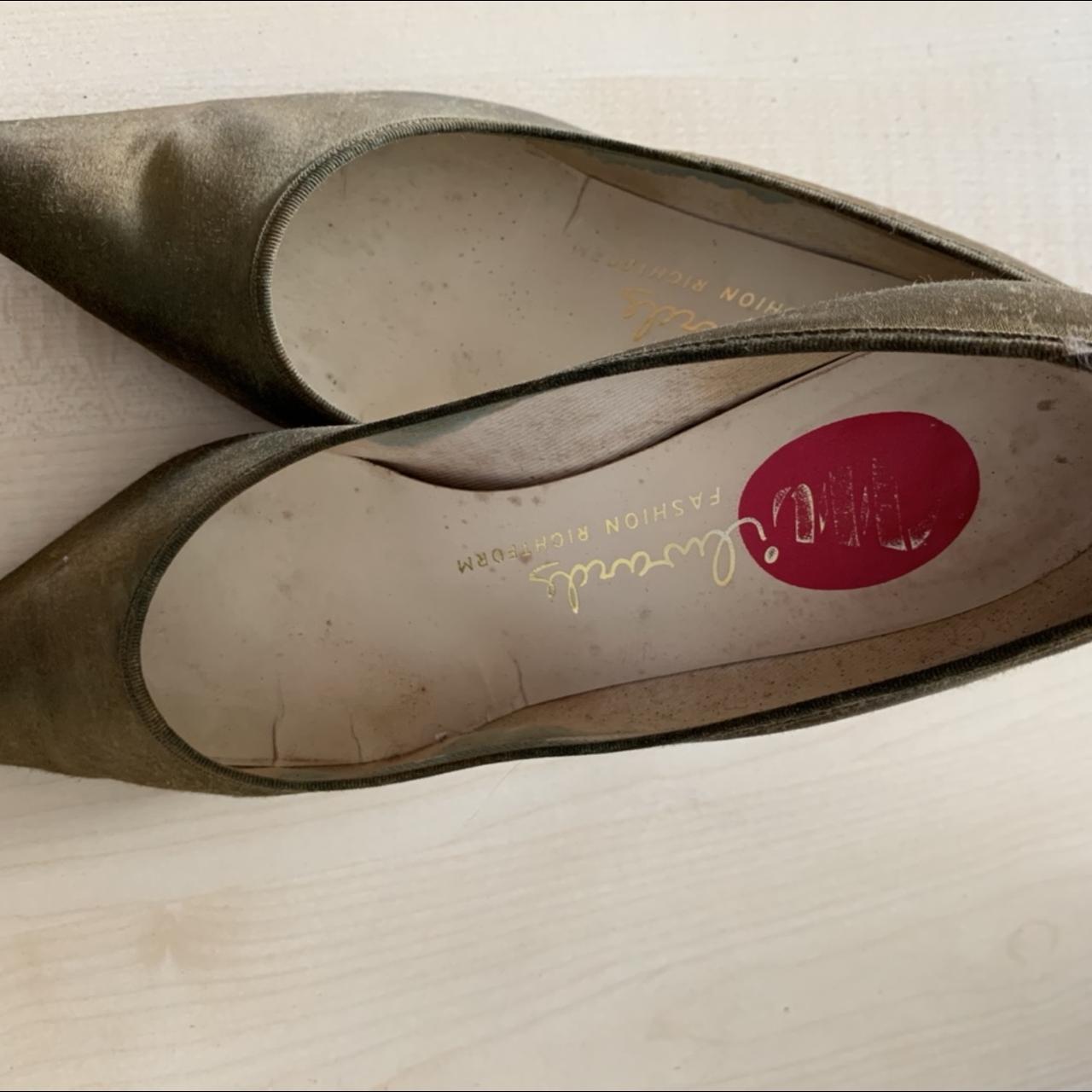 Genuine 1960 Milwards satin shoes in the original... - Depop