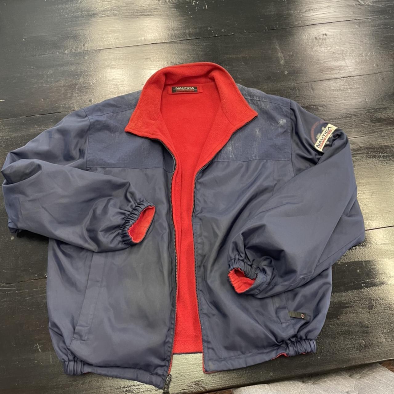 vintage reversible jacket. nautica competition... - Depop