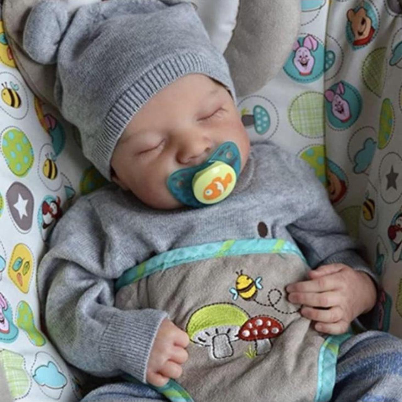 19” realistic boy doll w/accessories Soft body... - Depop