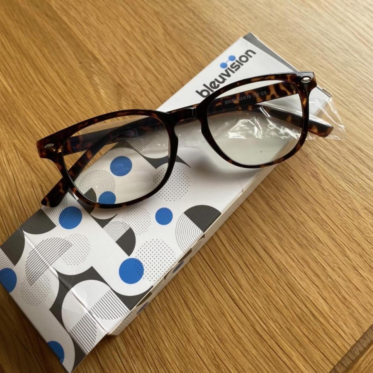 Bleuvision blue light glasses. Really helpful when... - Depop
