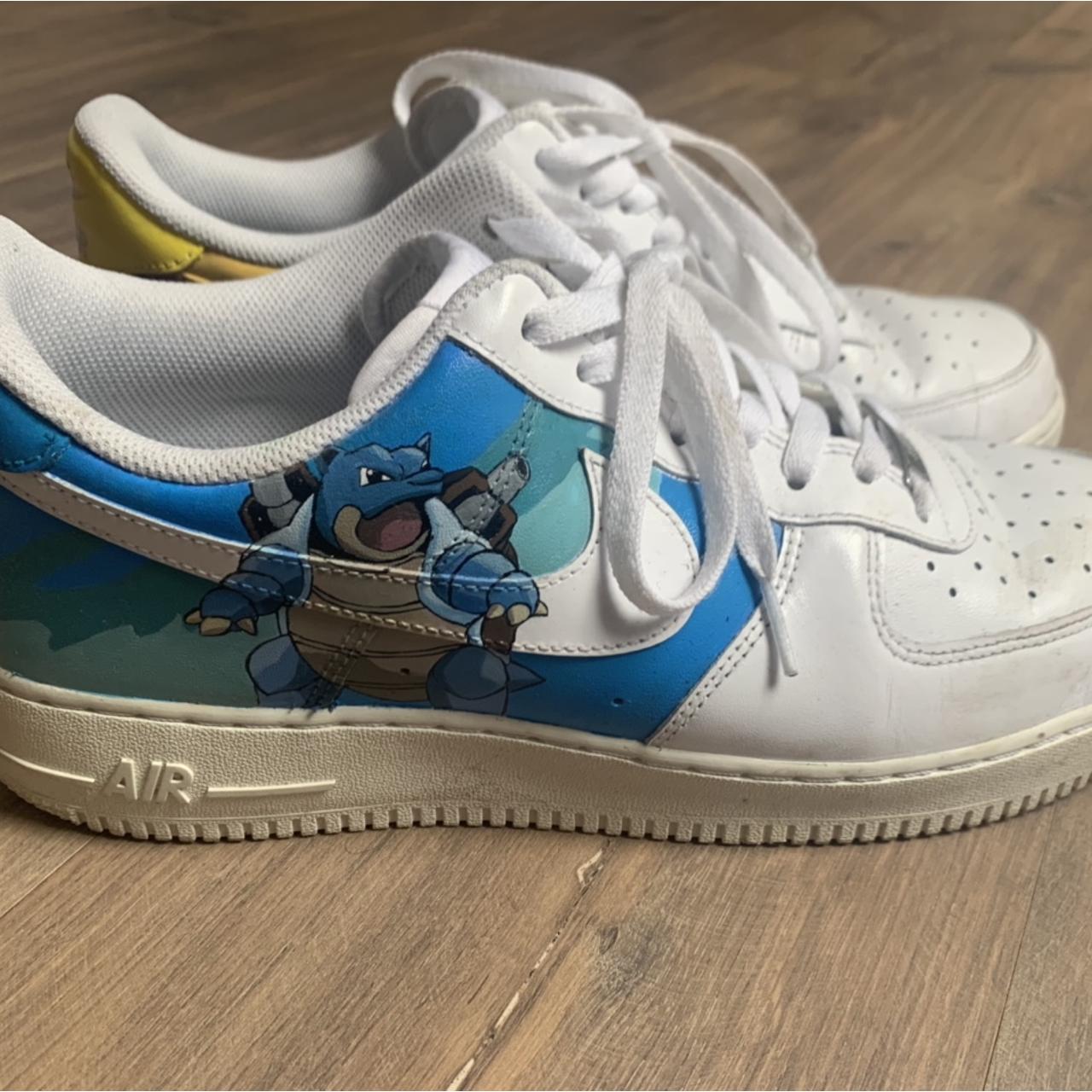 RARE Air Force 1 Nike Custom Pokemon , charizard... | Depop