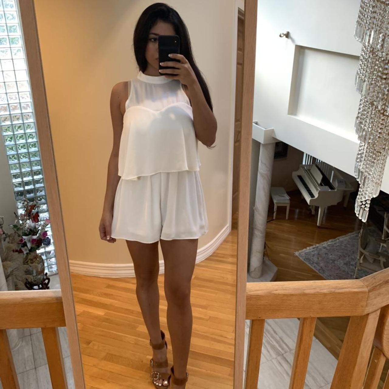 DO & BE Flowy White Romper This romper gives total... - Depop