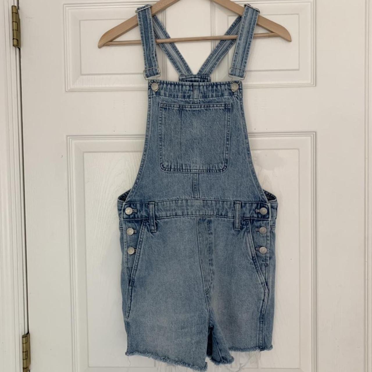 Madewell Adirondack Overalls Light wash denim -... - Depop