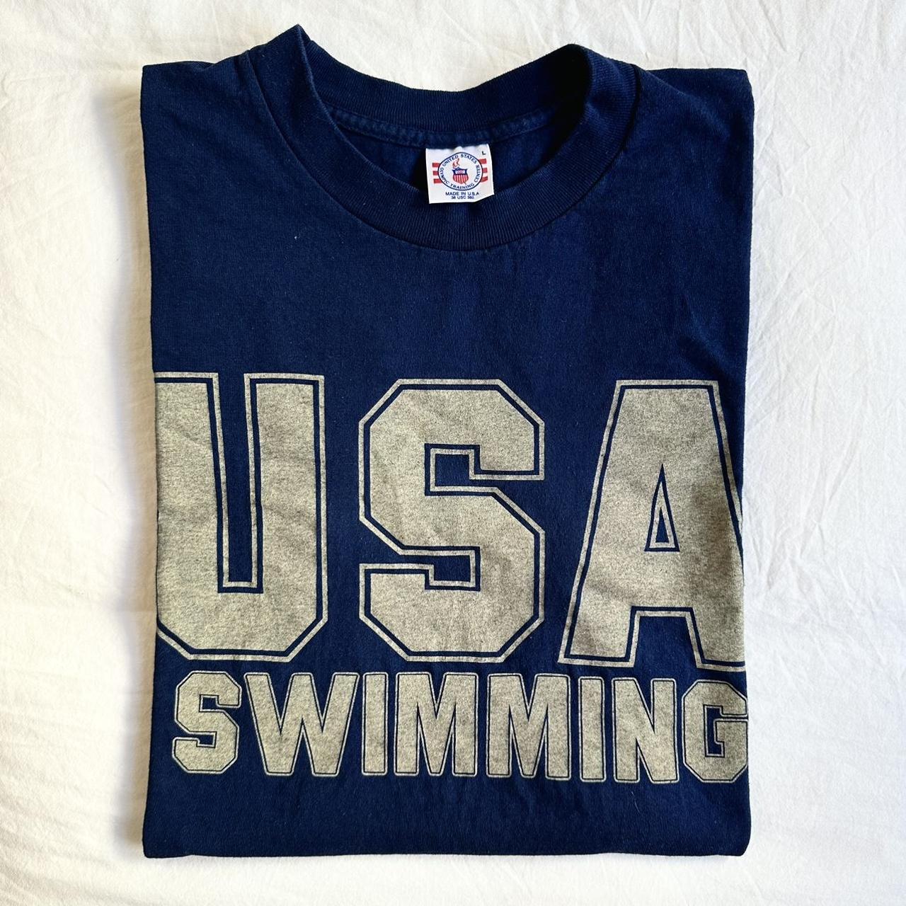 USA Swimming Olympic Tee #retrotee #olympictee... - Depop