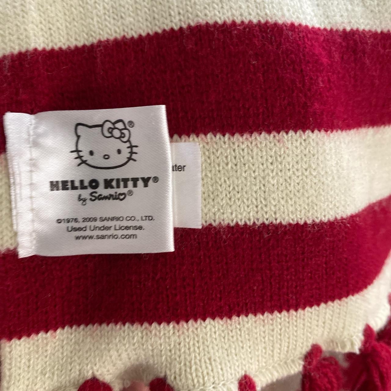 Hello Kitty Women's Red and Black Scarf-wraps | Depop
