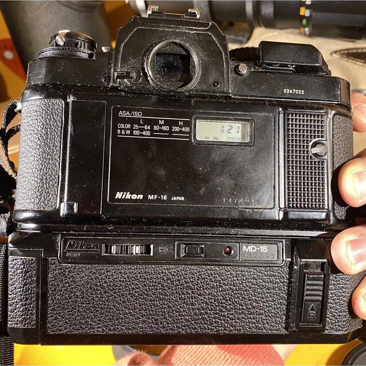 RARE Vintage NIKON FA Black 35mm SLR film camera... - Depop