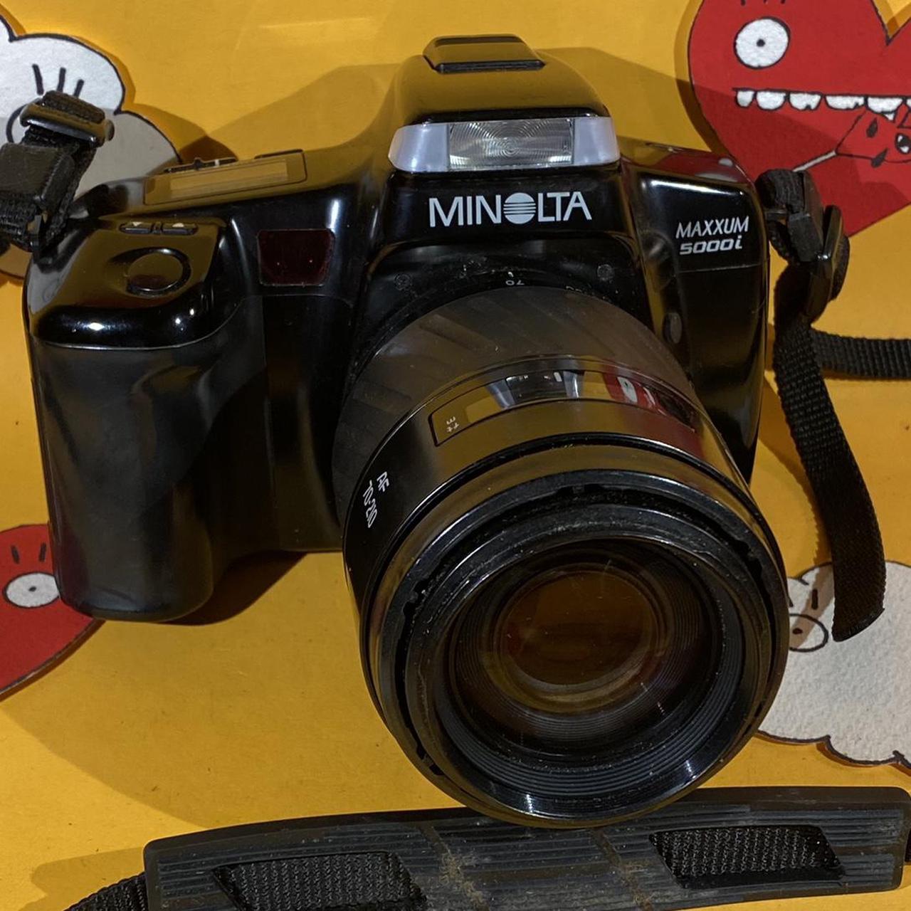 Minolta MAXXUM 5000i auto focus af black camera +... - Depop