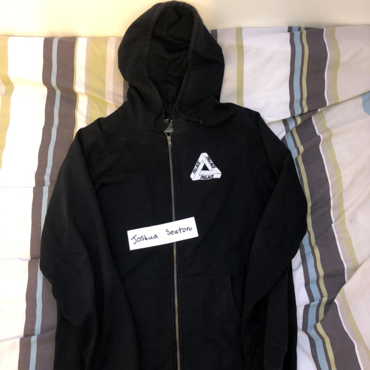 Palace zip up hoodie (tri-line triferg maybe) XL... - Depop