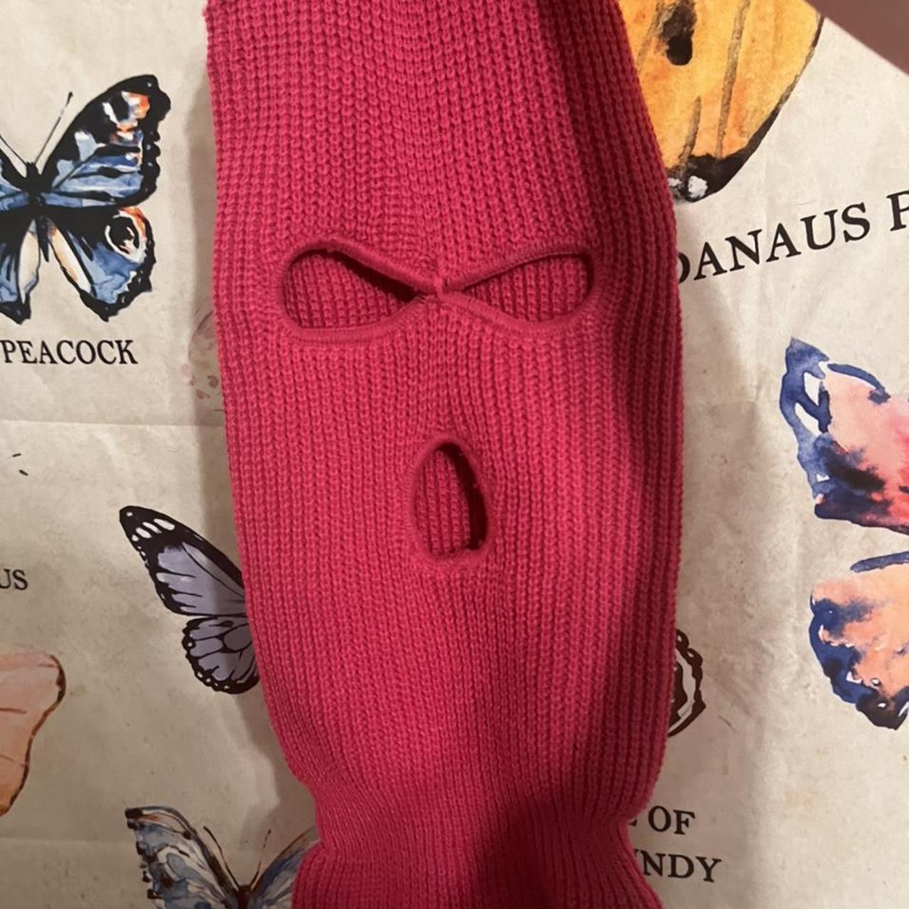 Dark Pink Ski Mask Super Cute And Aesthetic Never Depop