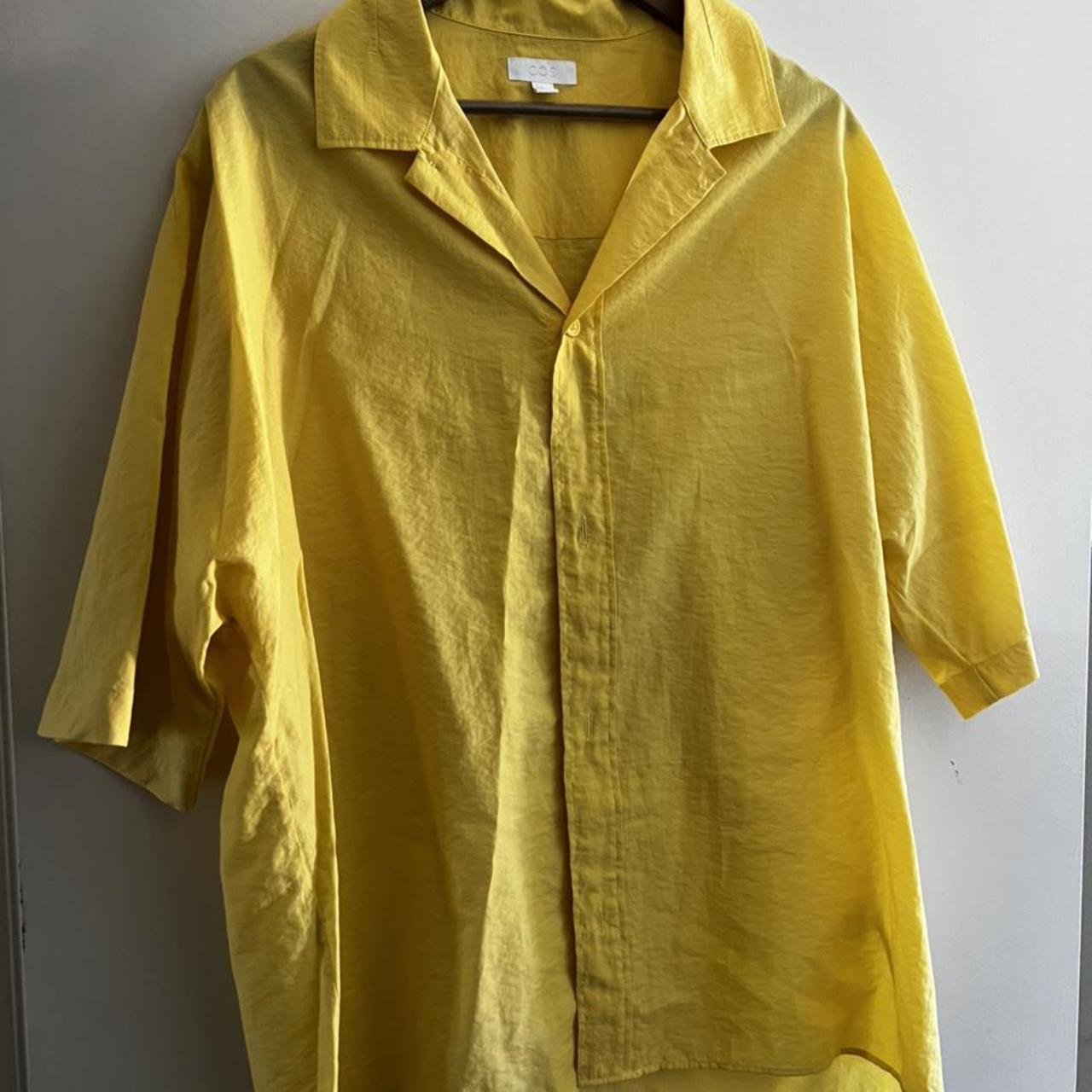 COS Men's Yellow Shirt | Depop
