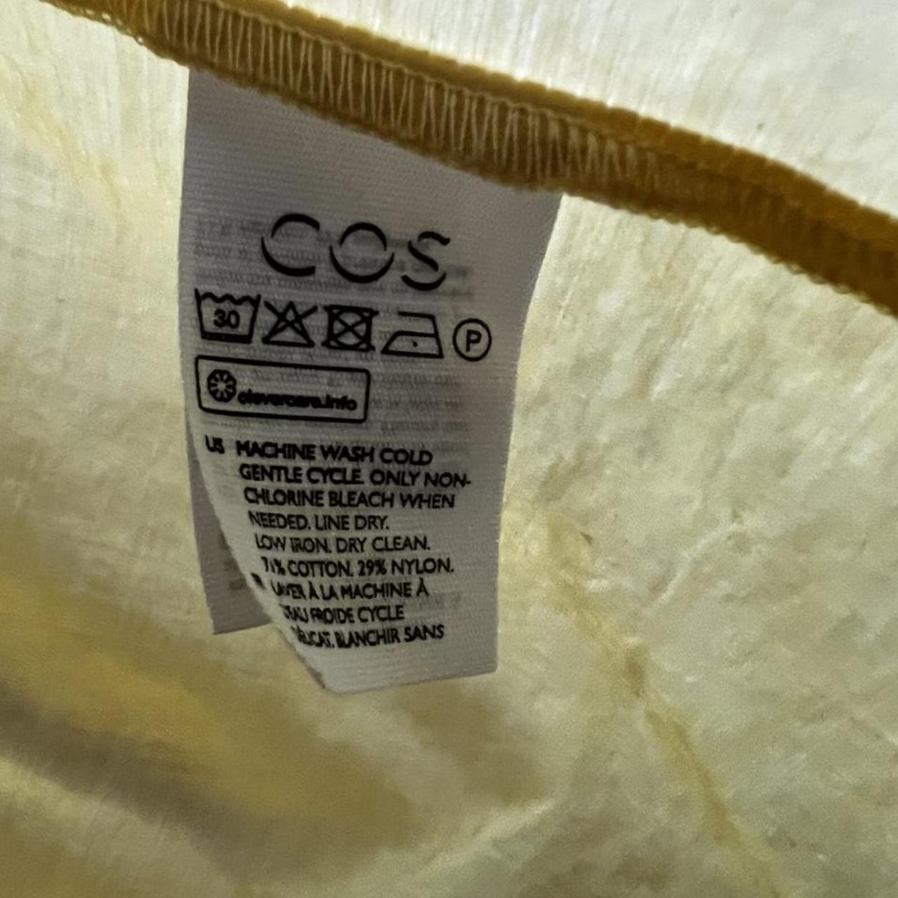 COS Men's Yellow Shirt | Depop