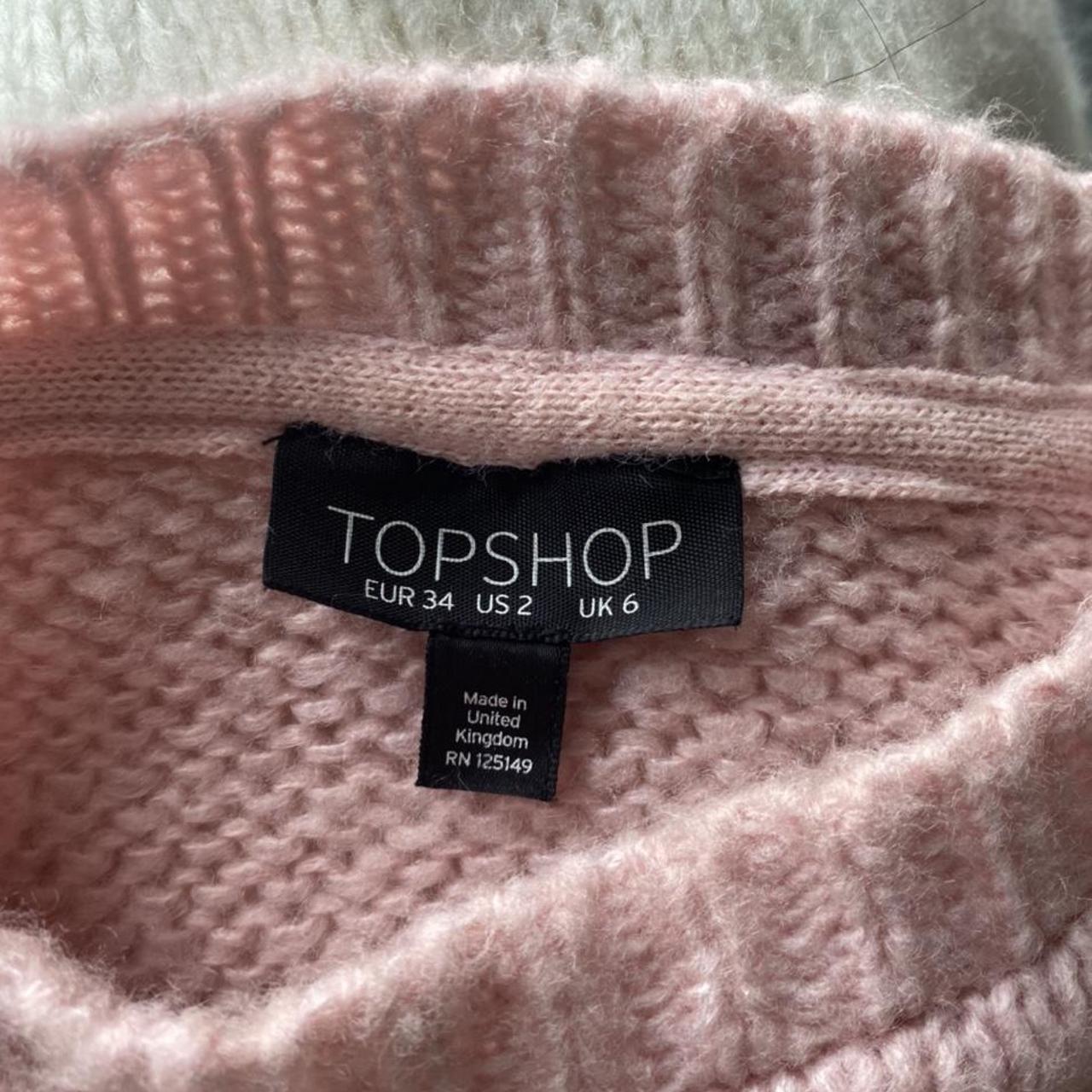💖 US size 2 Topshop sweater 💖 Knit with a little... - Depop