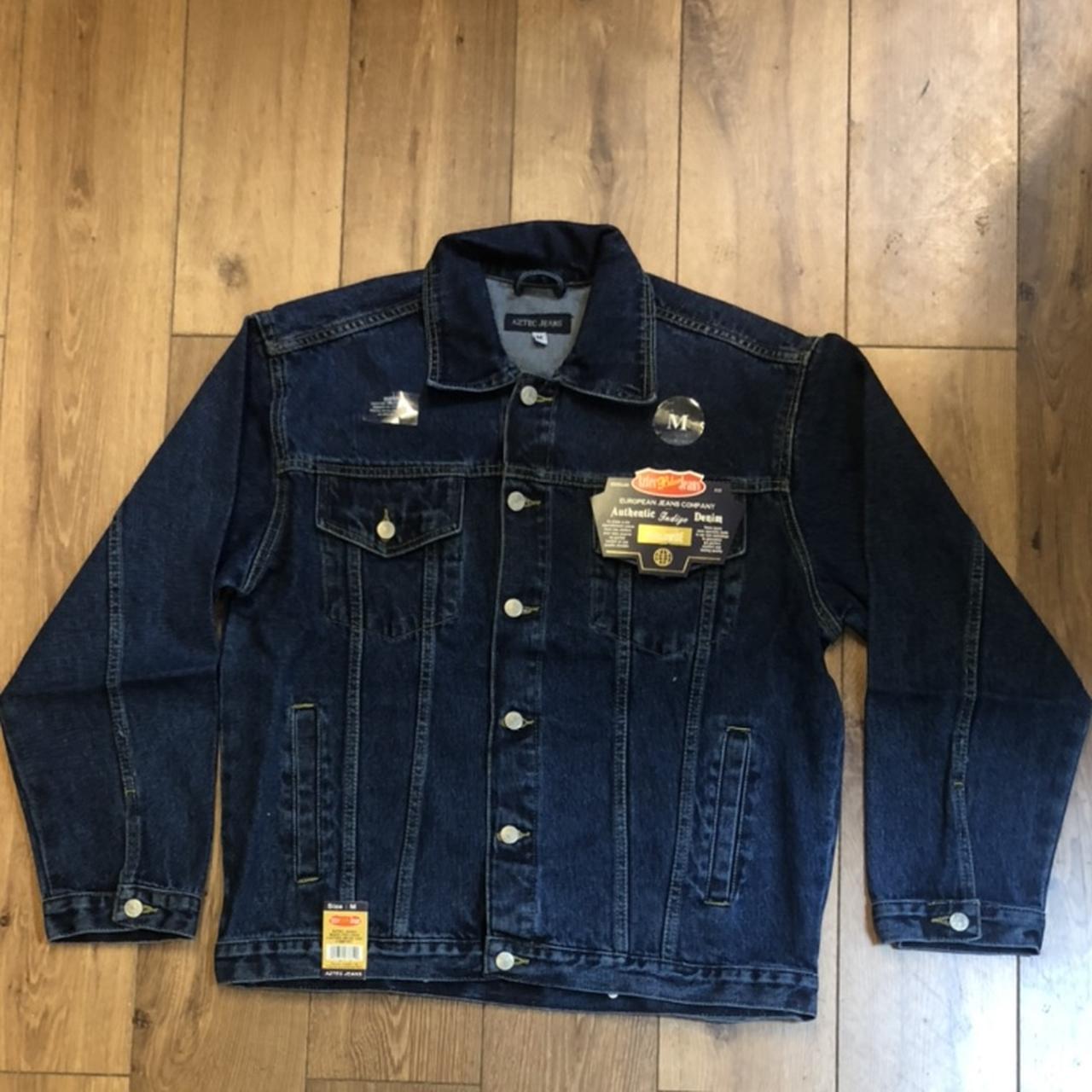 Aztec Men's Heavy Duty Casual Denim Jacket ⚡️6... - Depop