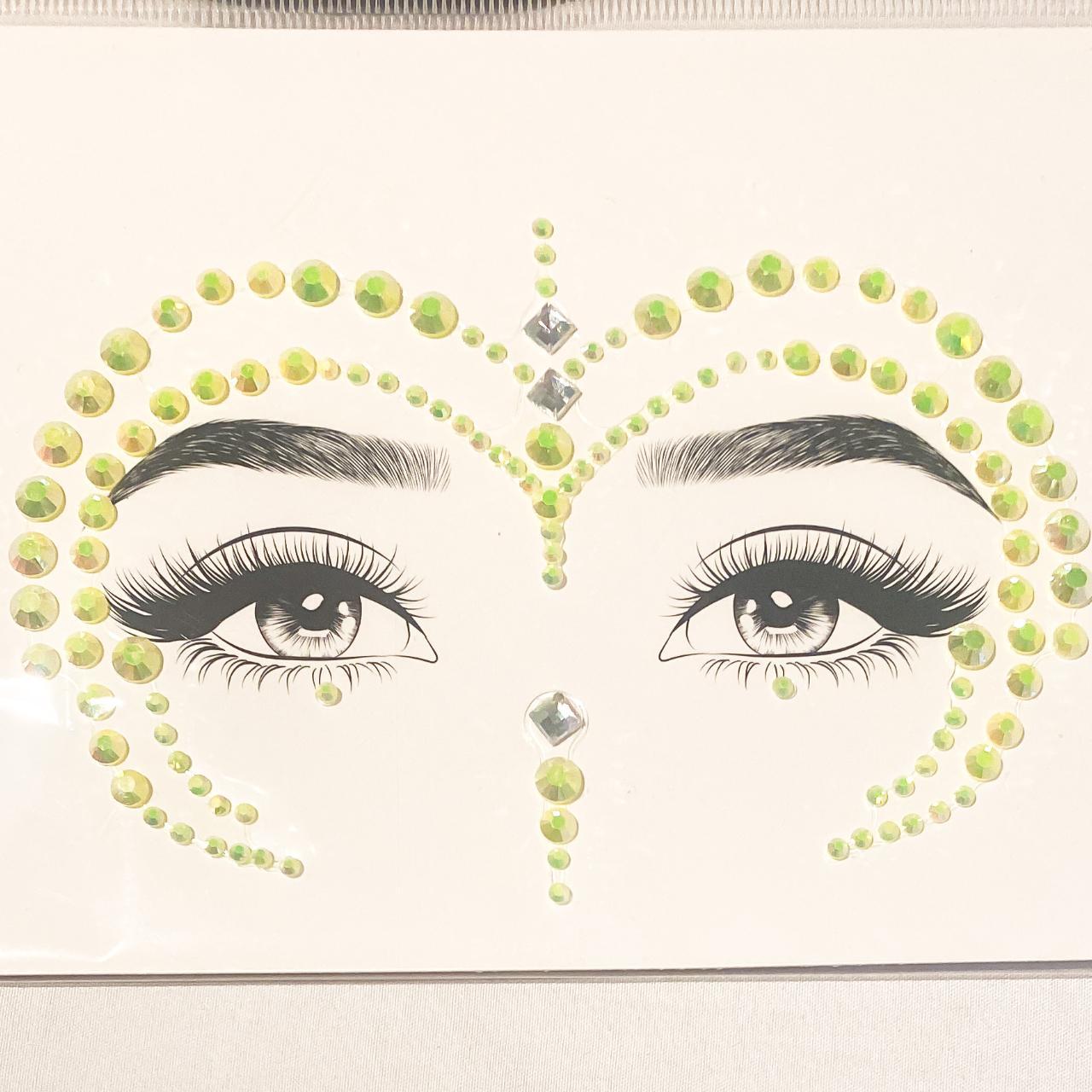 Adhesive face jewels sticker. Easy to apply; loosen... - Depop