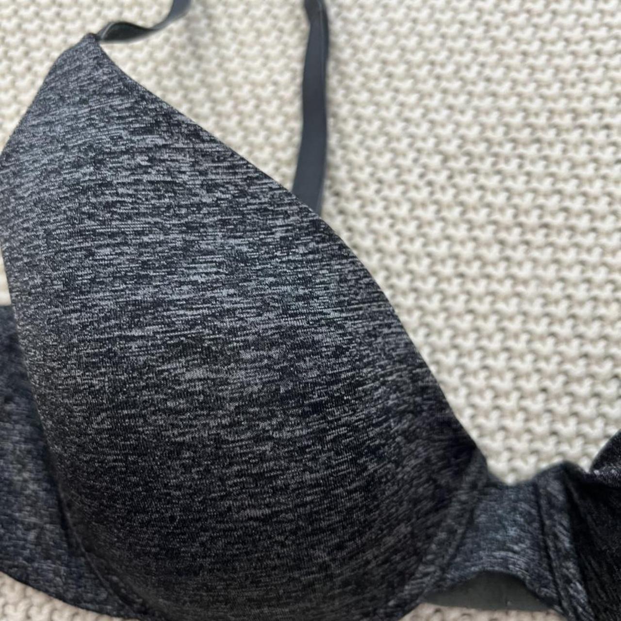 Victorias Secret Grey Padded Bra Womens Size 36b Depop