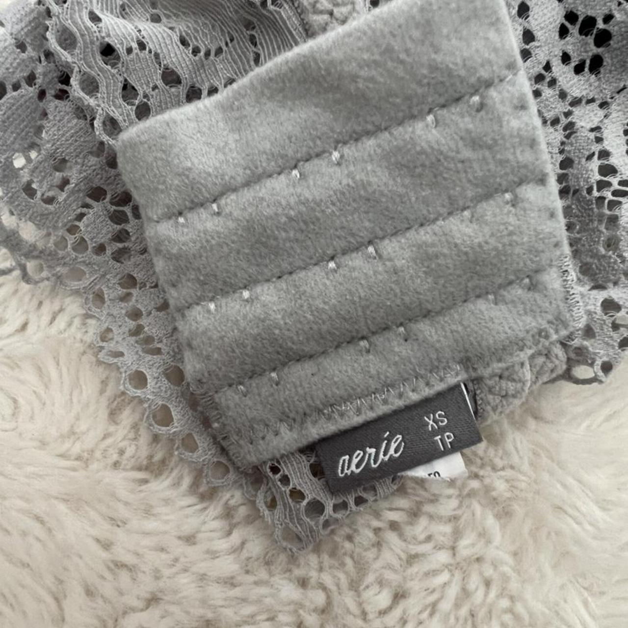 Aerie grey lace bra size XS Great condition I can... - Depop
