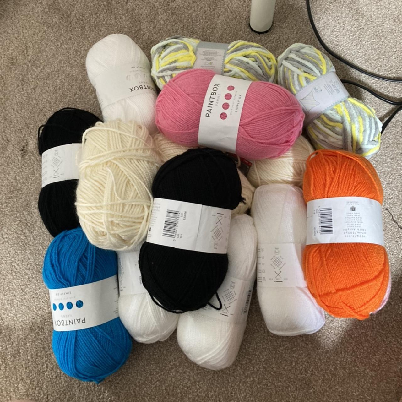 Yarn bundle for crochet or knit all never used and... - Depop