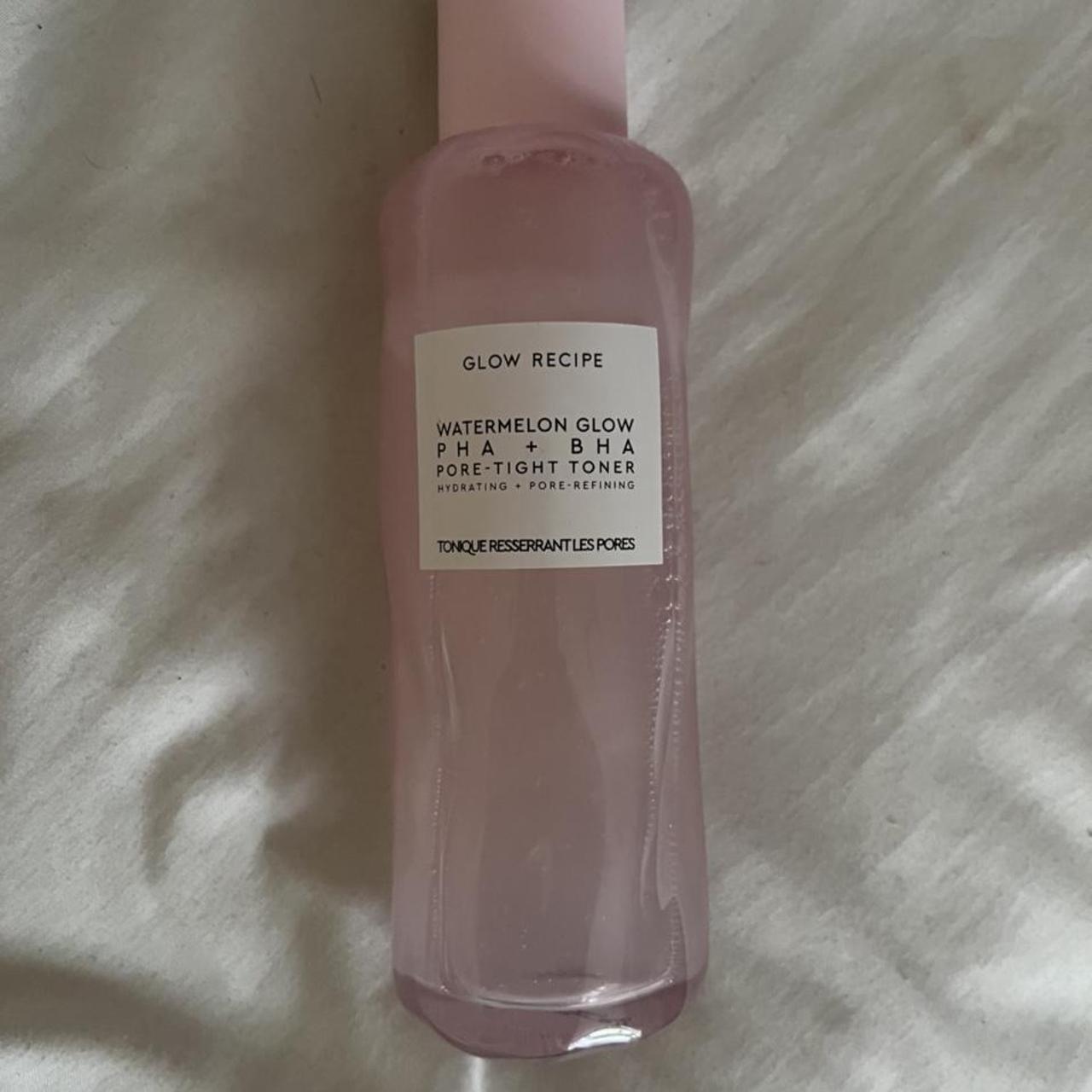 glow recipe toner 3/4 full open to trades open to... - Depop