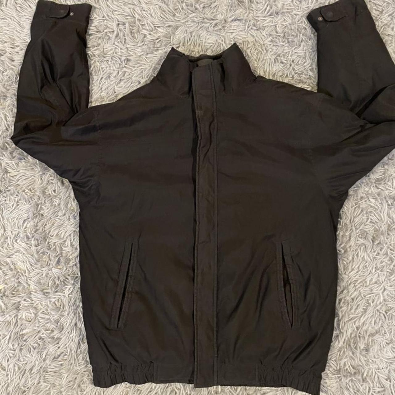 Croft & Barrow Men's Black and Grey Jacket | Depop