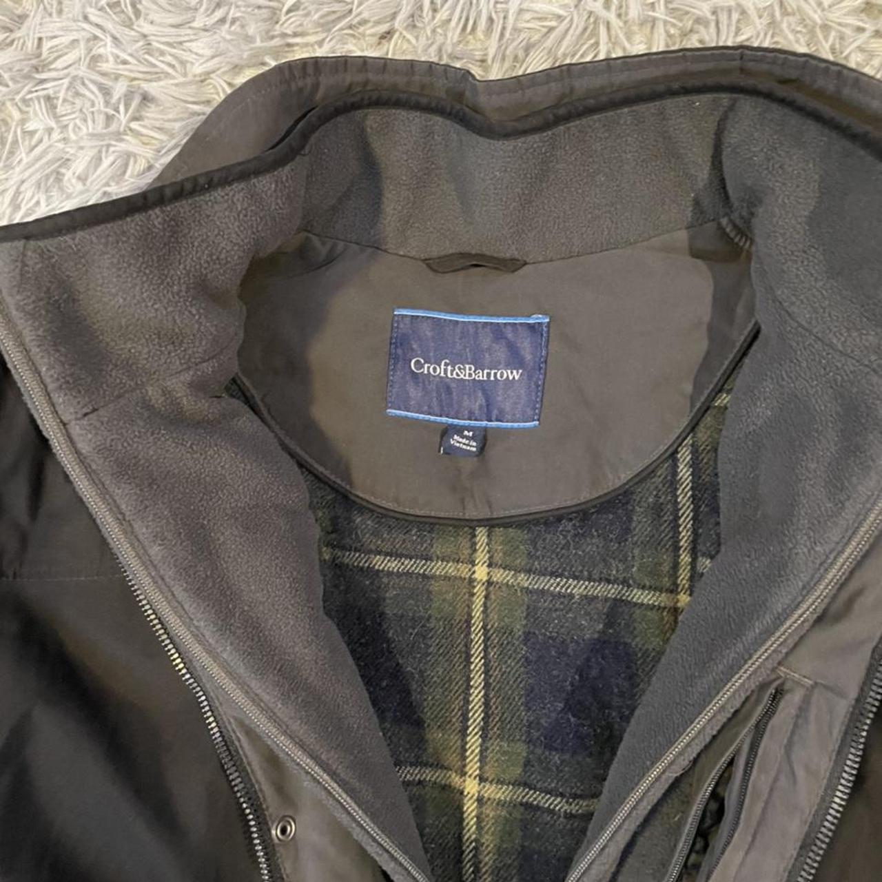 Croft & Barrow Men's Black and Grey Jacket | Depop