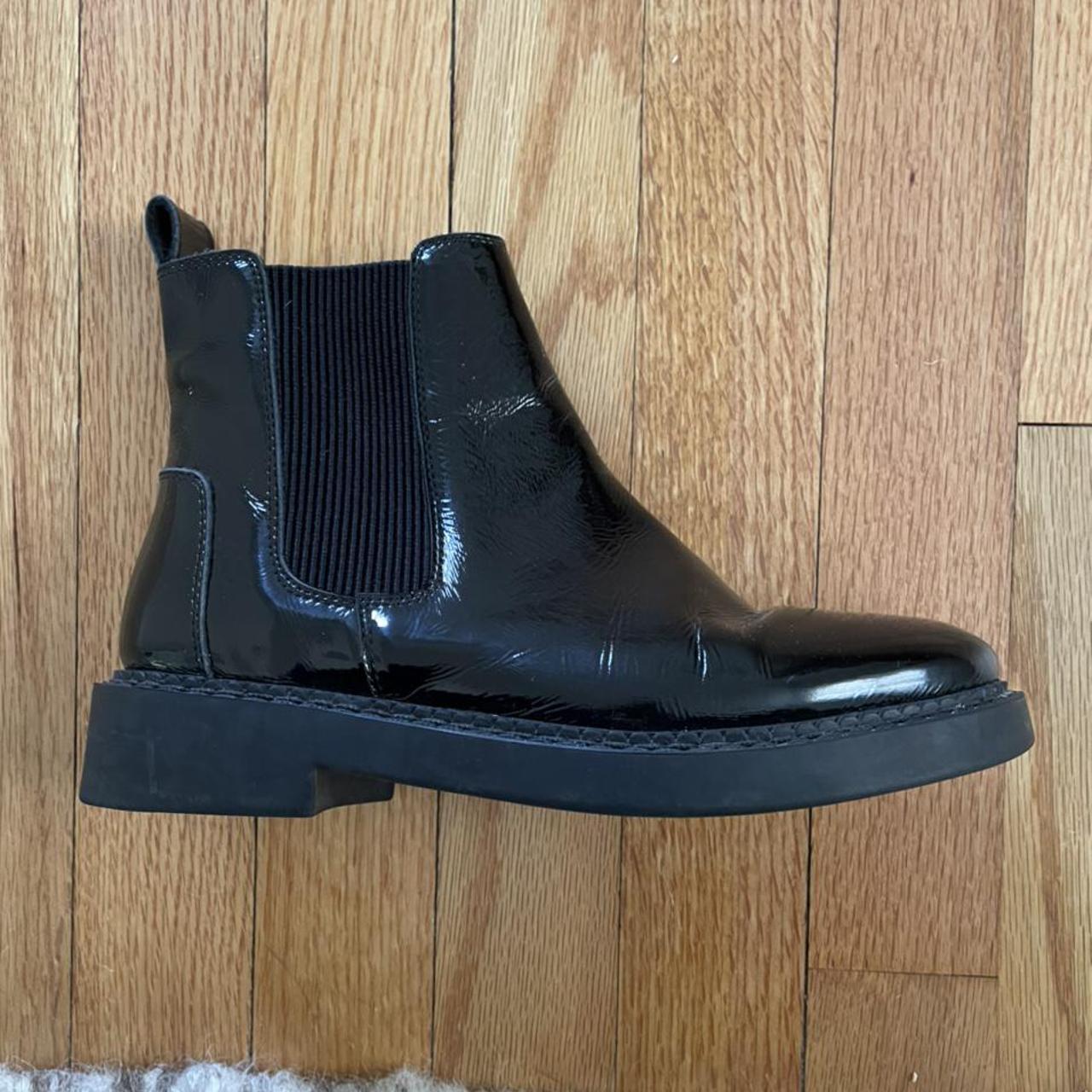 Intentionally Blank Women's Black Boots | Depop