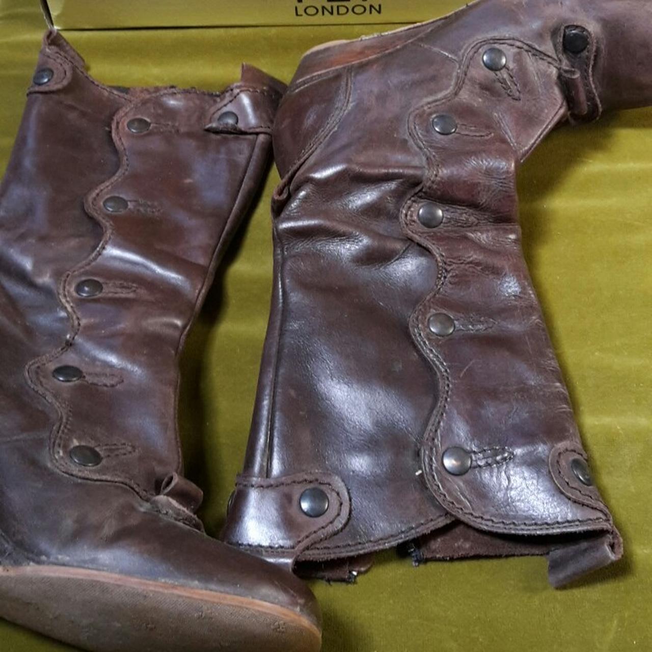 Brown Leather / Wedge Heel 2 Inch / Fly London Boots... - Depop