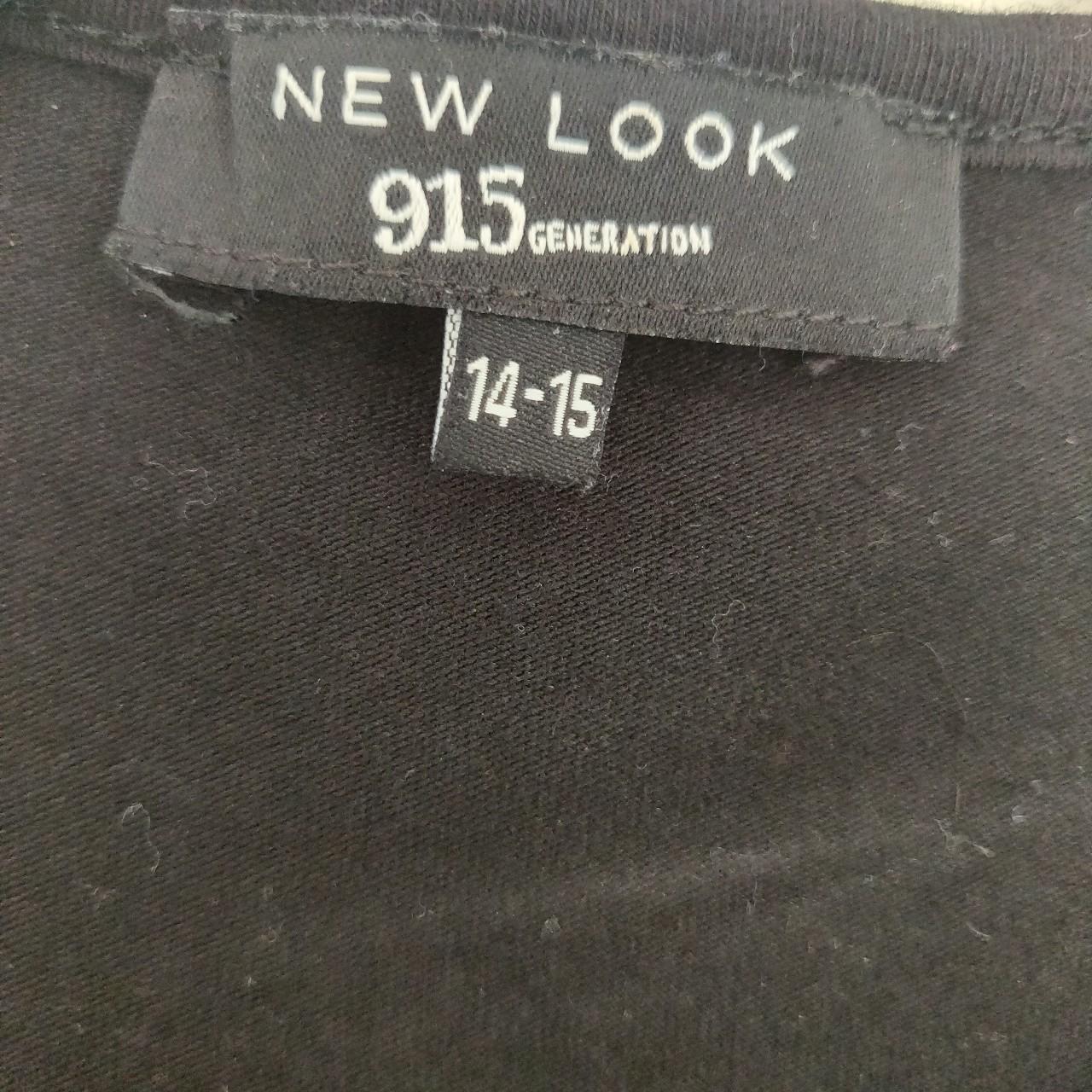 New Look 915 Black Net top. Aged 14-15 years old/... - Depop