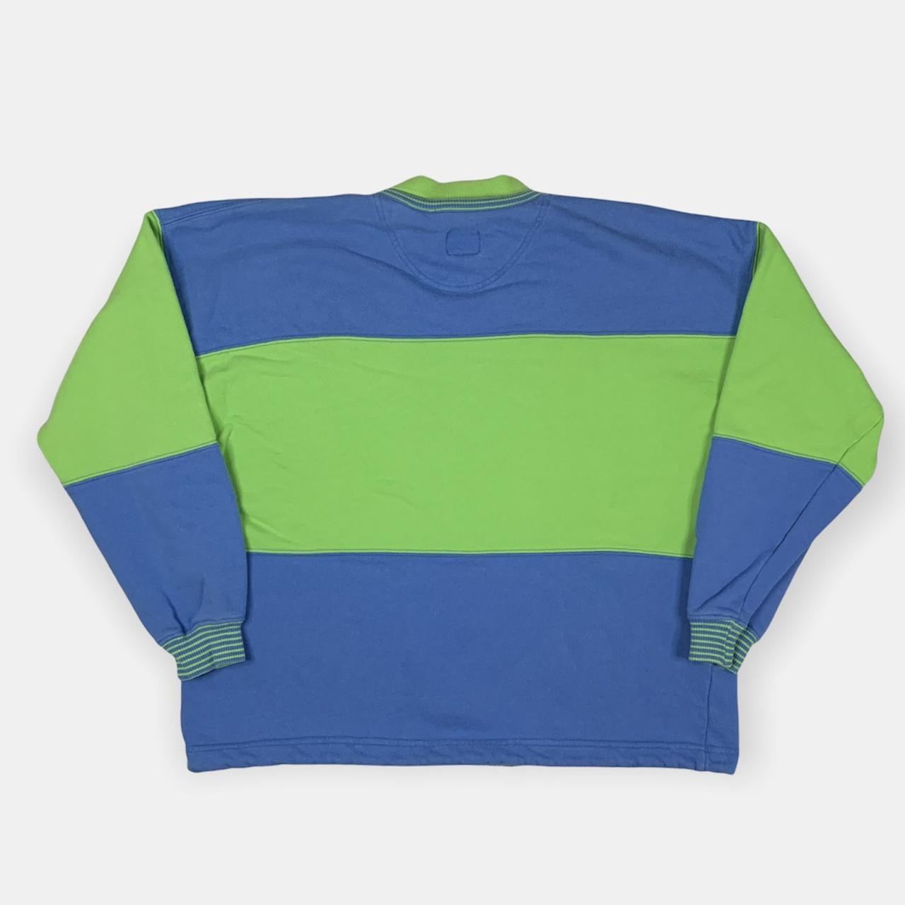 Vintage Li2 wear striped sweatshirt size M Marks on... - Depop