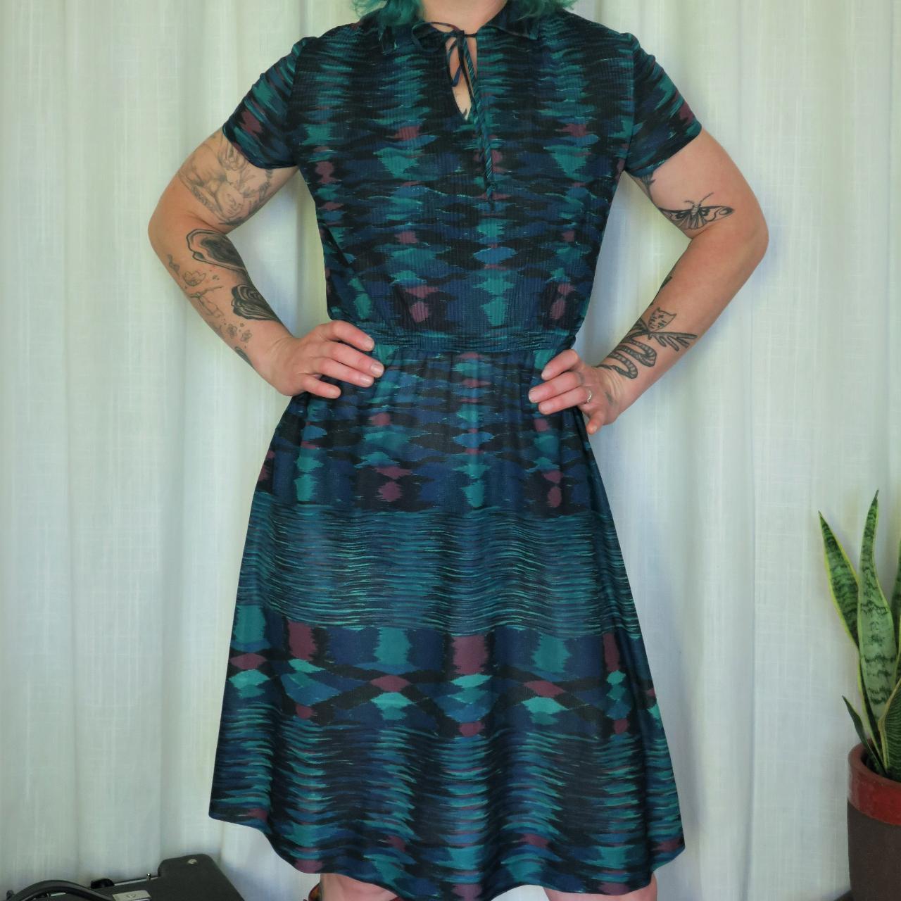 Vintage MOD A-line Dress The 60's are back in this... - Depop