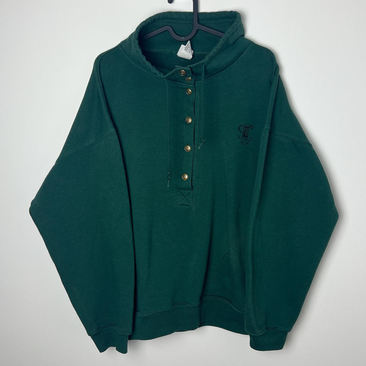 pro Spirit little embroidered logo button up sweater... - Depop