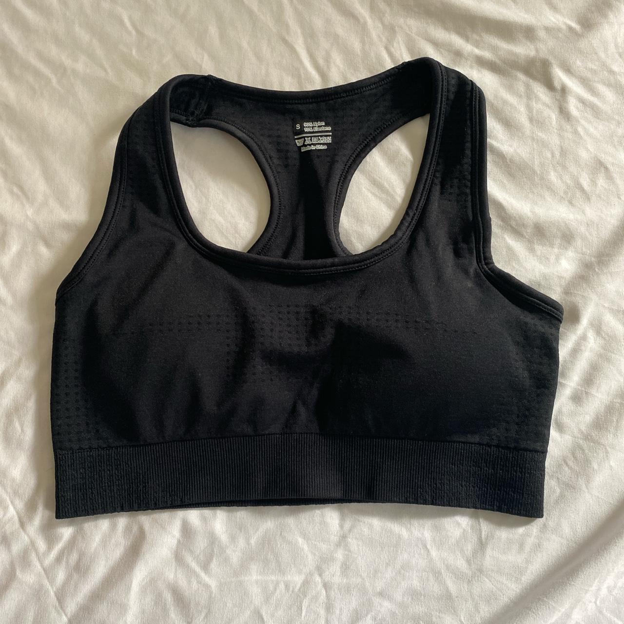 black 3 piece gym set - Depop